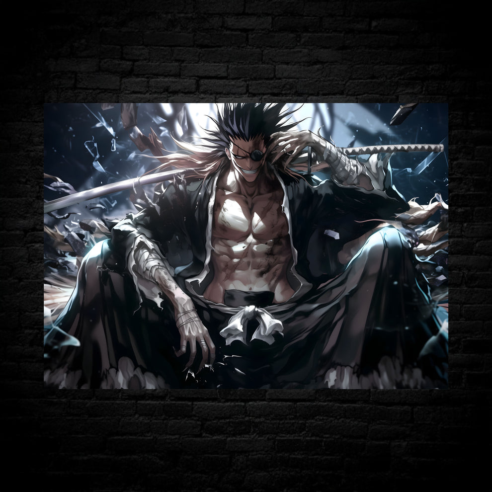 Zaraki Kenpachi Battle Aura Poster – Hakuro