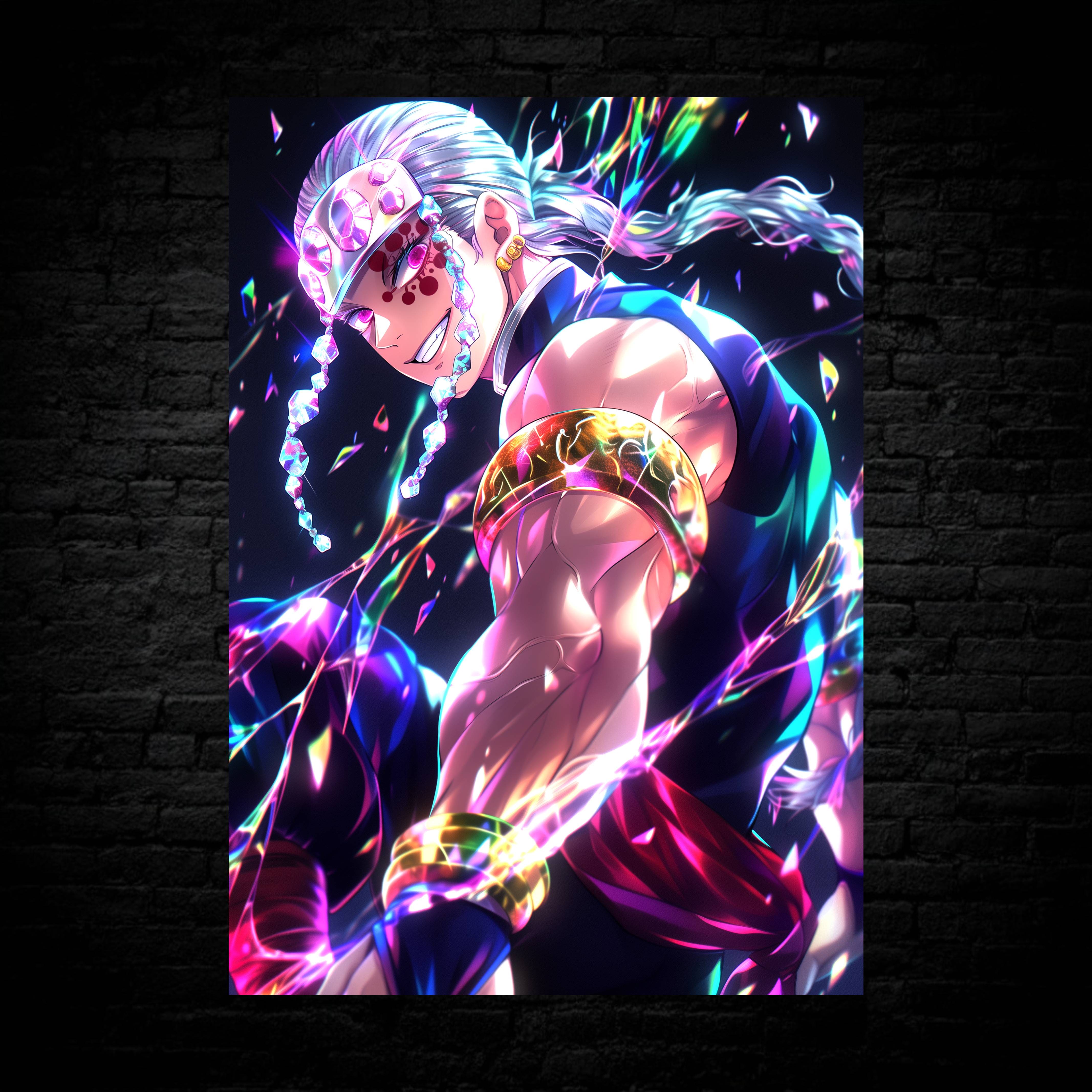 Tengen Uzui: God of Flash & Sound HD Metal Poster – Hakuro
