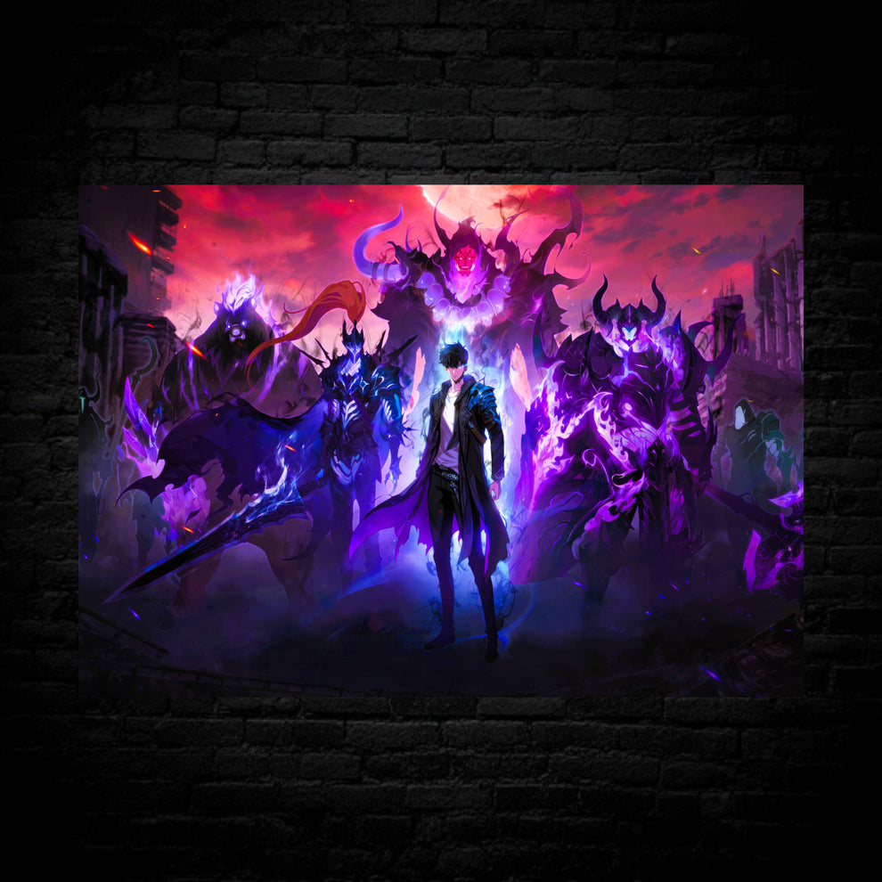 Sung Jin-Woo: Shadow Monarch Poster – Hakuro