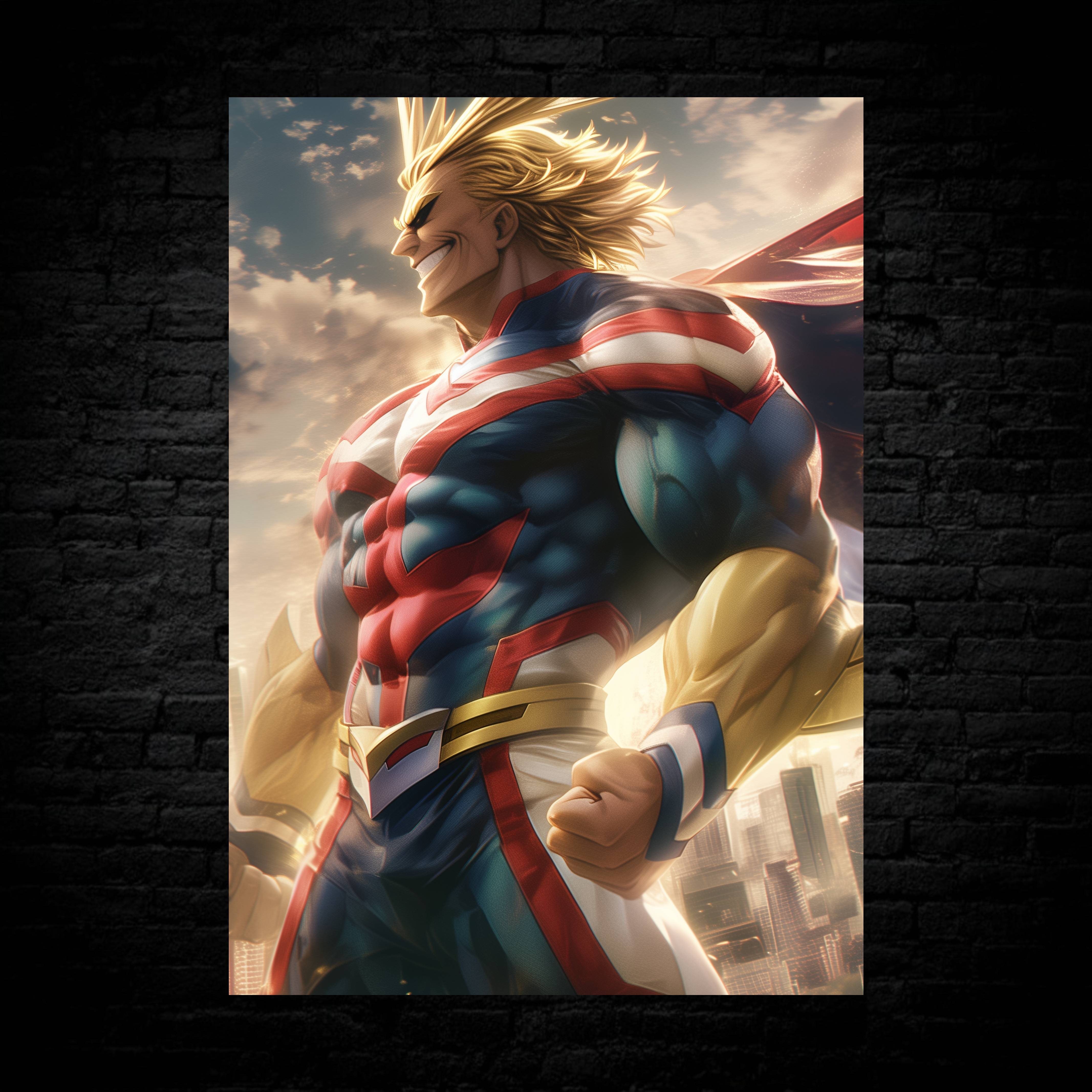 All Might: Symbol of Peace Poster – Hakuro